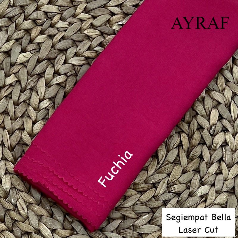 MERAH Hijab square Bella square laser cut size 110x110/square Bella ...