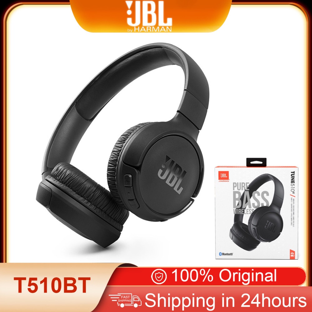 Original For JBL TUNE 510BT Wireless On-Ear Headphone T510BT Pure Bass ...
