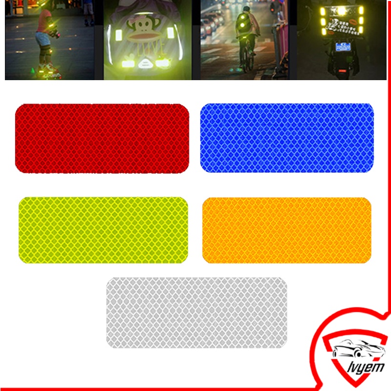 Car/Motorcycle Warning Reflective Sticker Safety Reflective Stickers ...