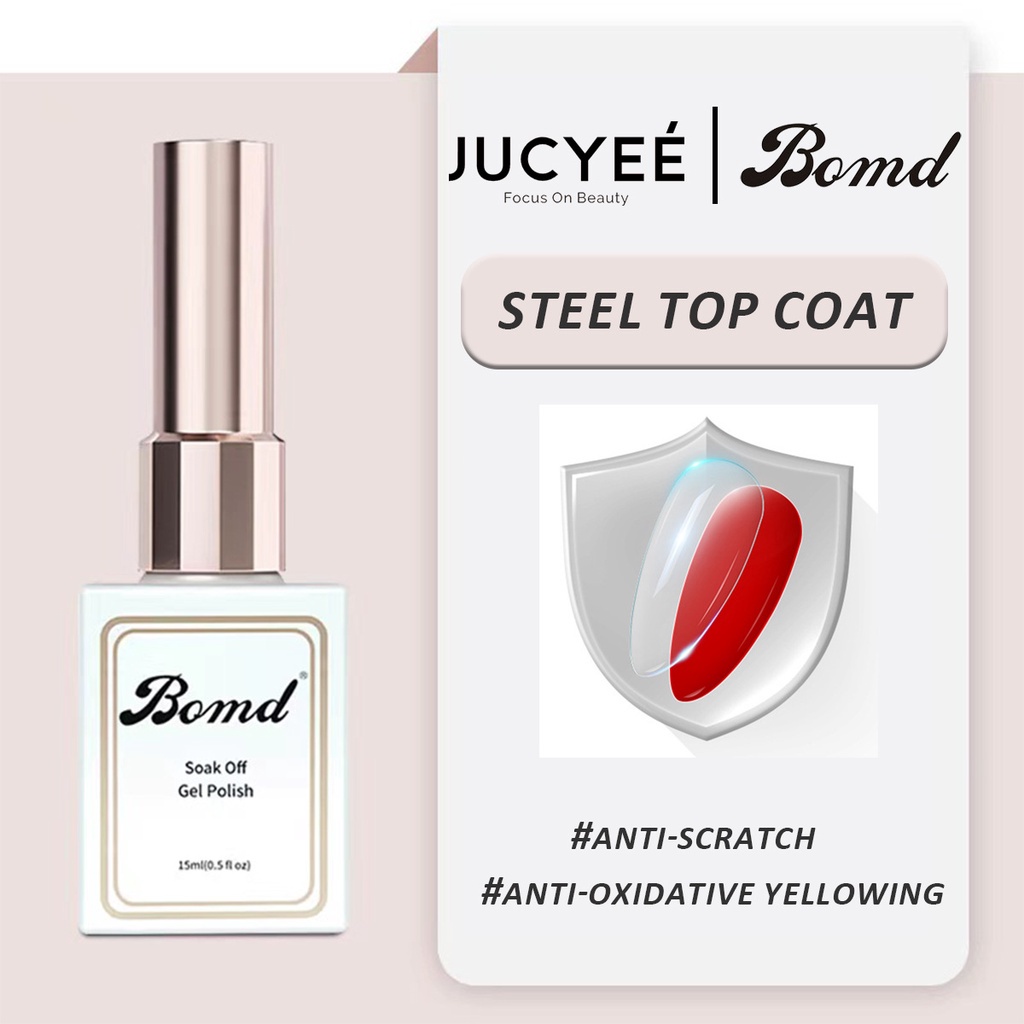 BOMD Dehydrator Base Coat Top Coat Matte 15ML Long-Lasting Easy Soak ...