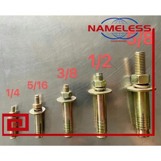 per pcs dyna bolt DYNA BOLT Expansion Bolt Anchor Bolt 1/4 5/16 3/8 1/2 ...
