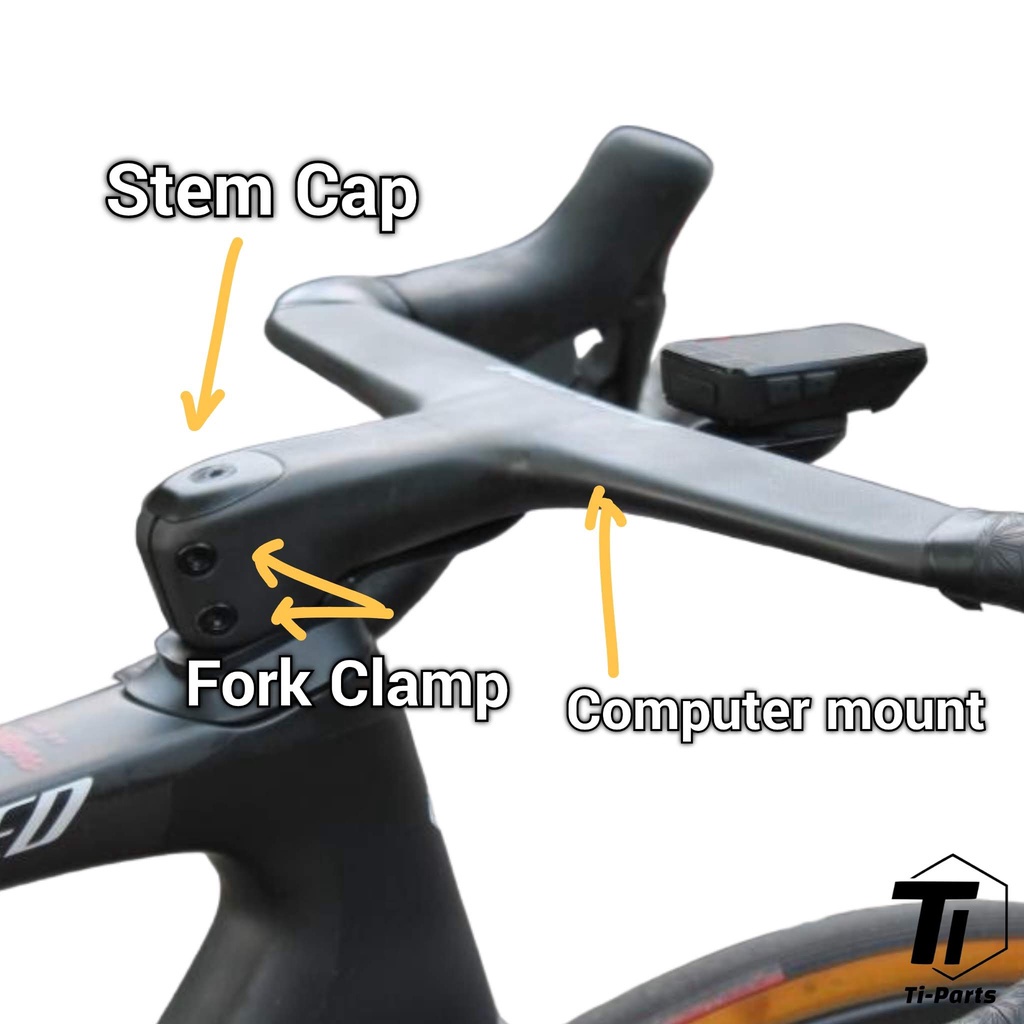 Titanium Roval Rapide Cockpit Upgrade Kit | Integrated Handlebar ...