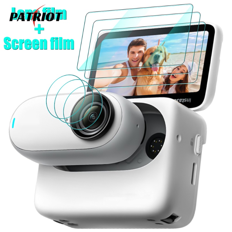 Scratch Resistant Screen Protector / HD Transparent Insta360 GO 3 Lens ...