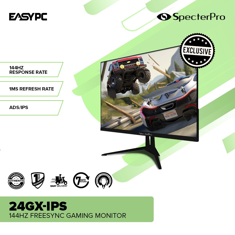 EasyPC | SpecterPro 24GX2 24 inch monitor gaming 165hz IPS | Freesync ...