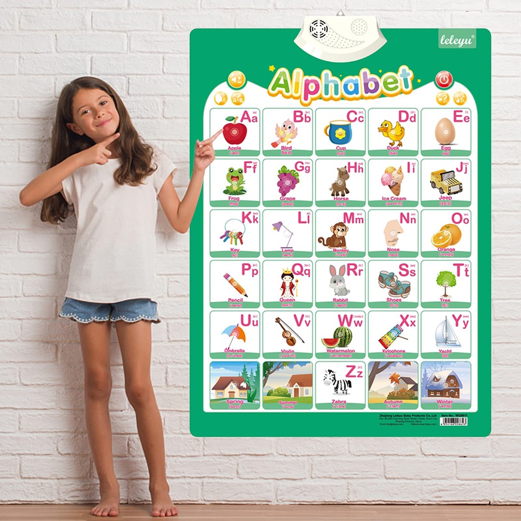 Talking Educational Wall Sound Chart ABC Electronic Interactive ...