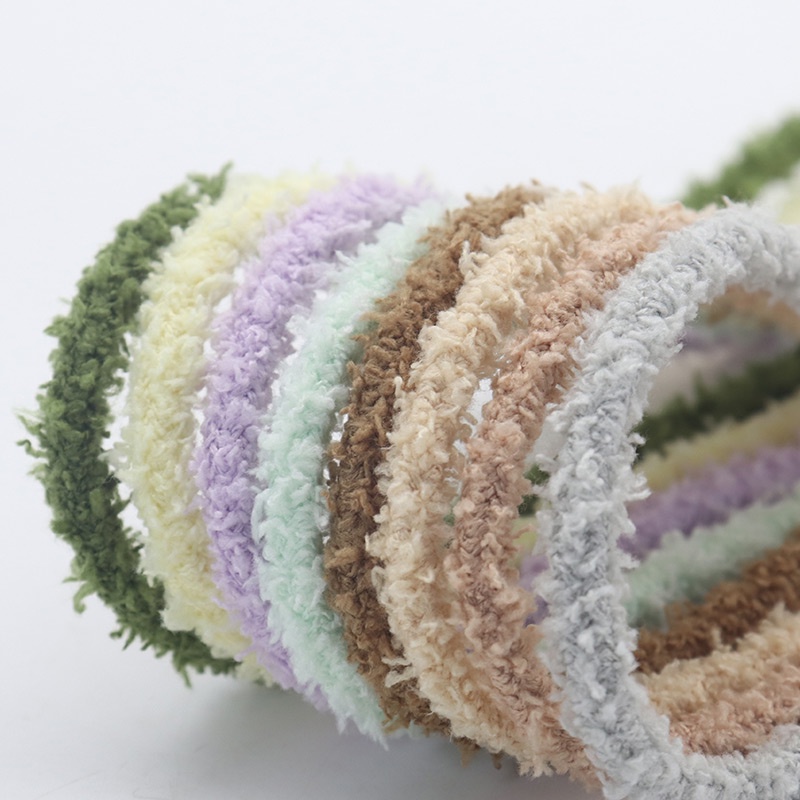 Weiou Laces 10 Bright Colors Flat Type Plush Laces 7mm Delicate Fluffy ...