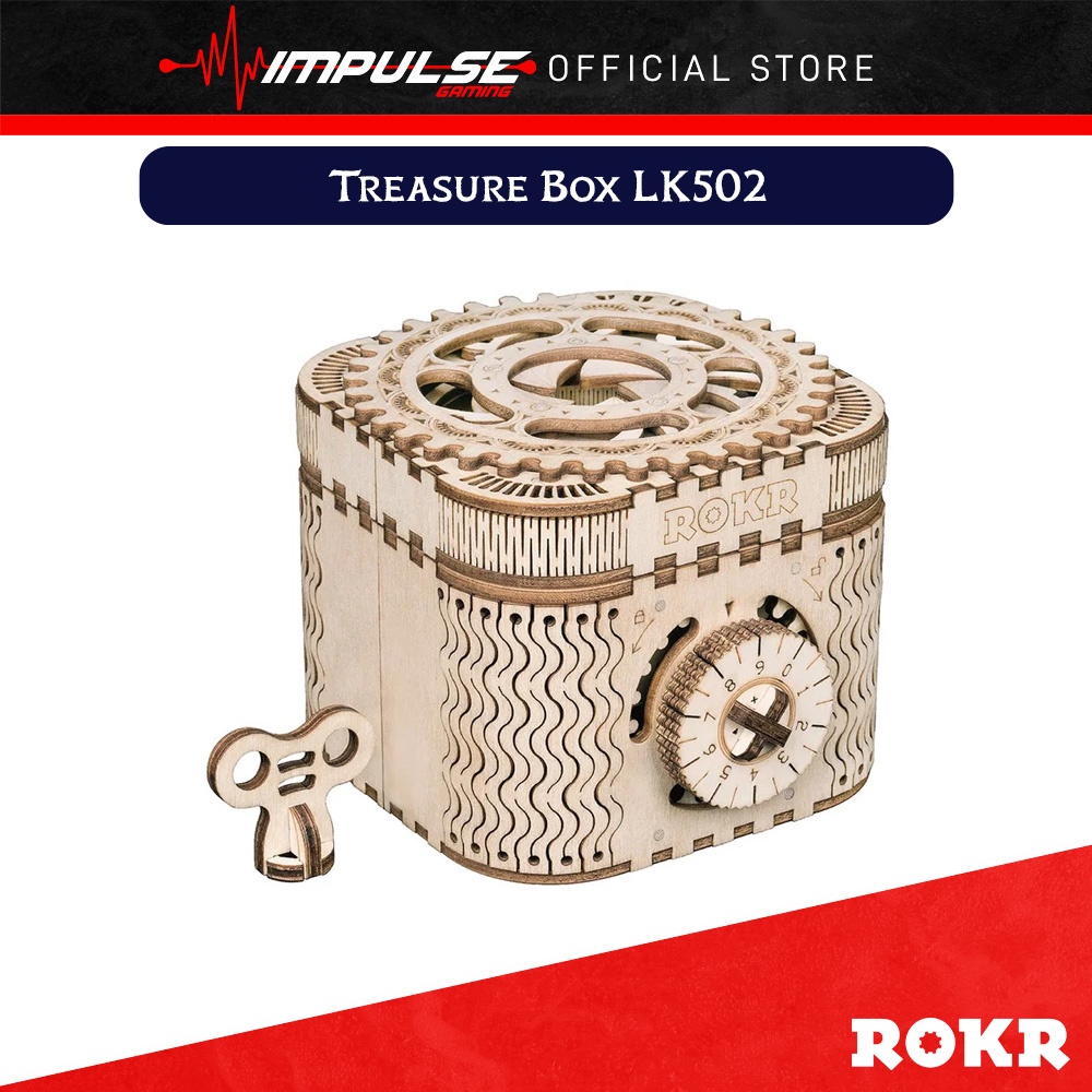 Robotime ROKR Treasure Box Mechanical Gears LK502 | Shopee Philippines