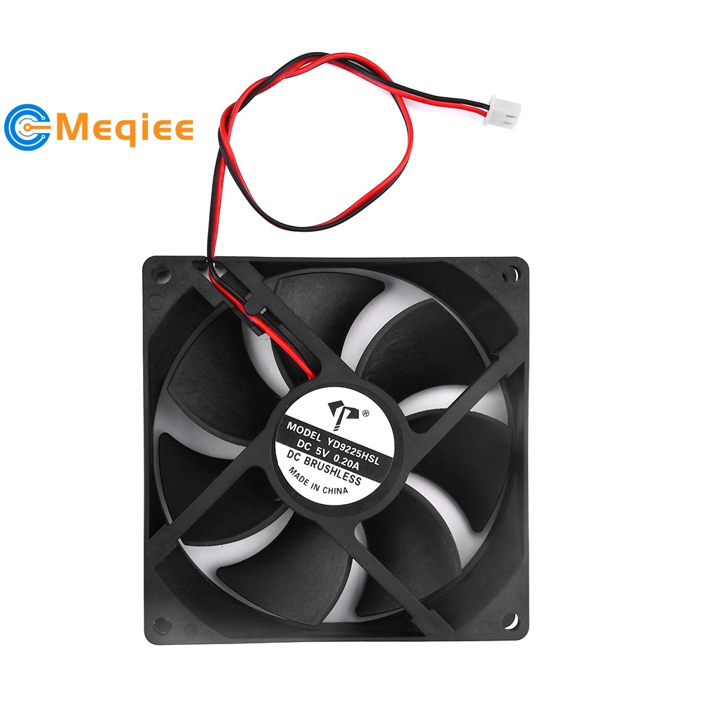 DC9225 5V/12V/24V 92mm x 25mm 2Pin High Performance Cooling Fan Dual ...
