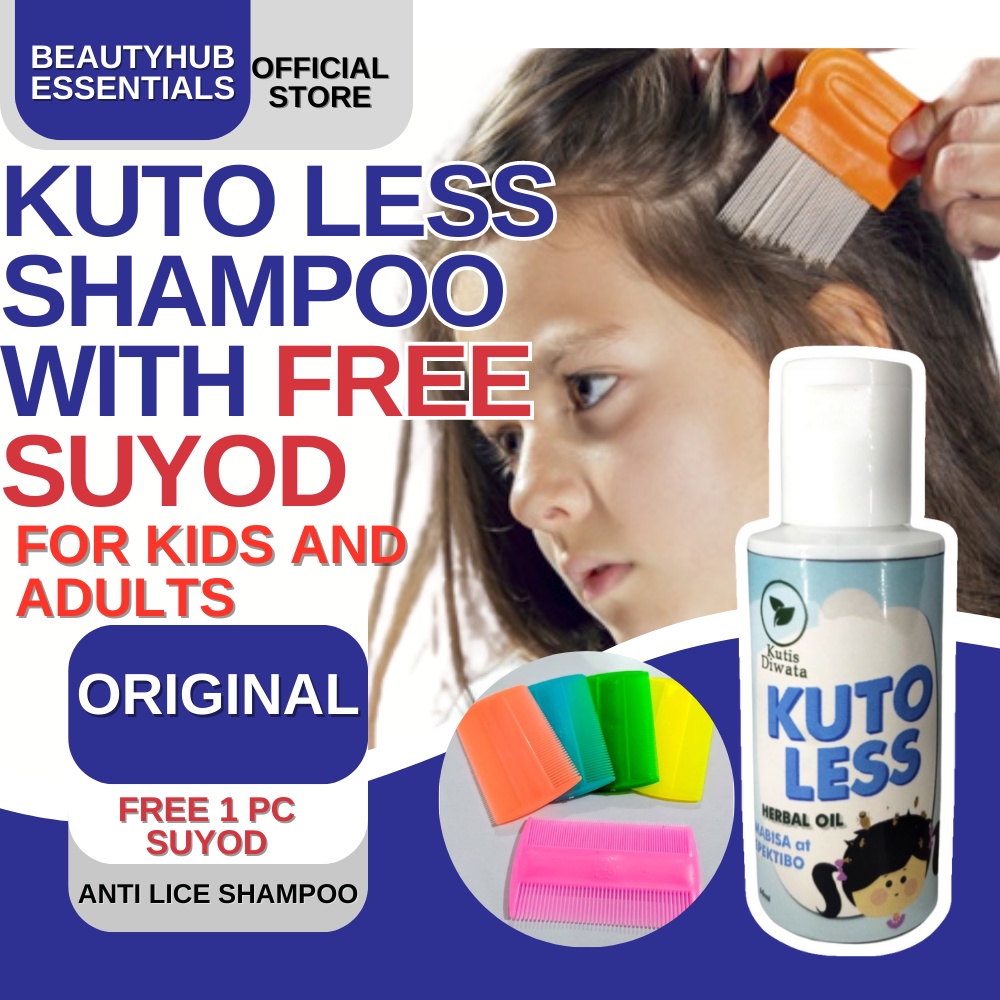 Effective Kuto Less Herbal Oil With FREE Suyod Anti Hair Itching Lice ...