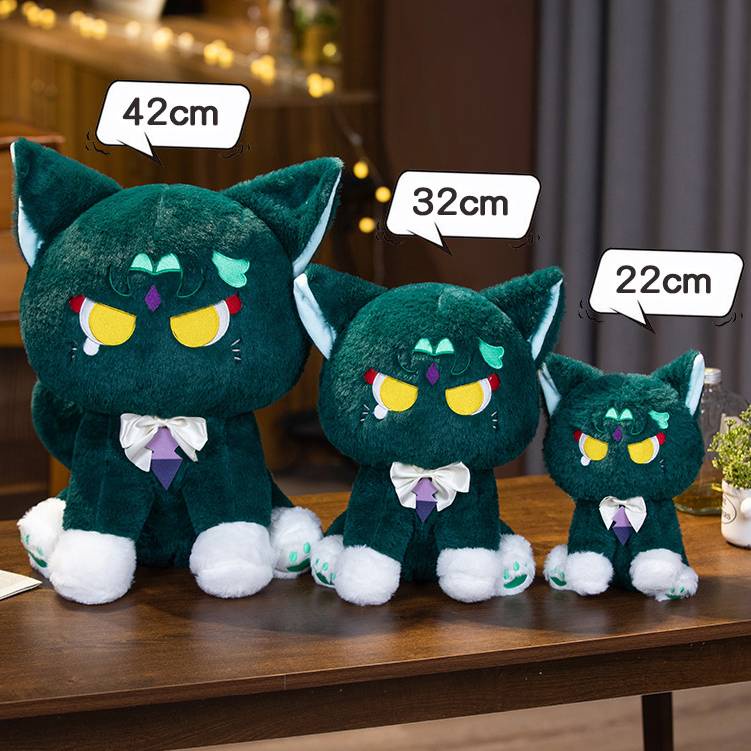 NEW Genshin Impact Xiao Cat Plush Dolls Gift For Girls Kids Home Decor ...