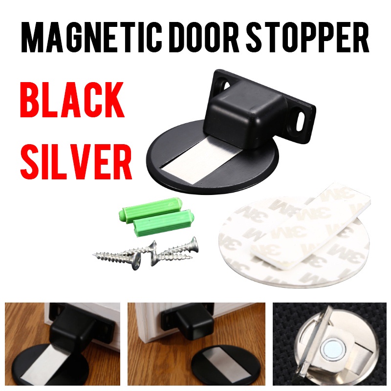 Magnetic Door Stops Hidden Door Holders Catch Floor Hidden Doorstop 304 ...