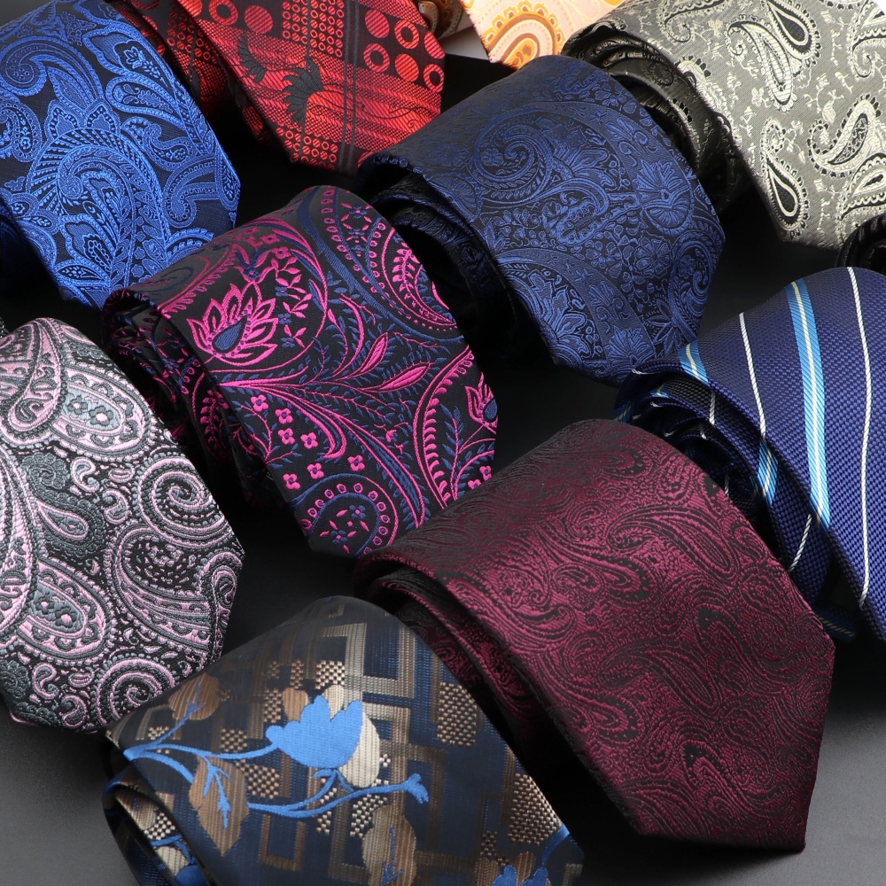 ZONFAZ Men's Vintage Classic Silk Neckties - Striped & Paisley Floral ...