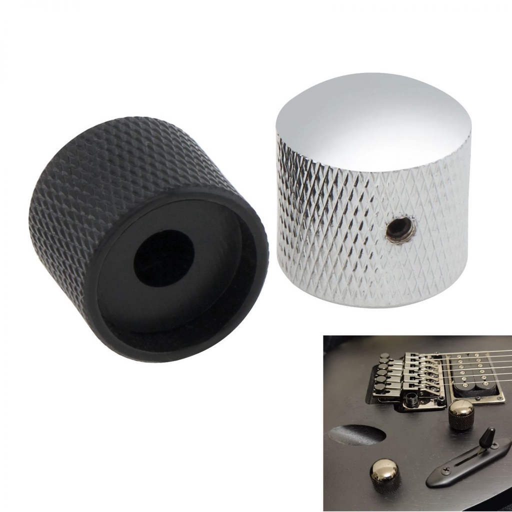 2 colors optional Metal Dome Switch Cap Volume Tone Control Knob for ...