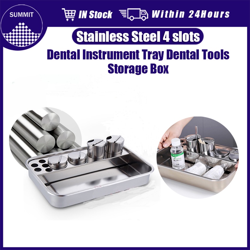 Practical Dental Instruments Tray 201 Stainless Steel Oral Care Medical ...