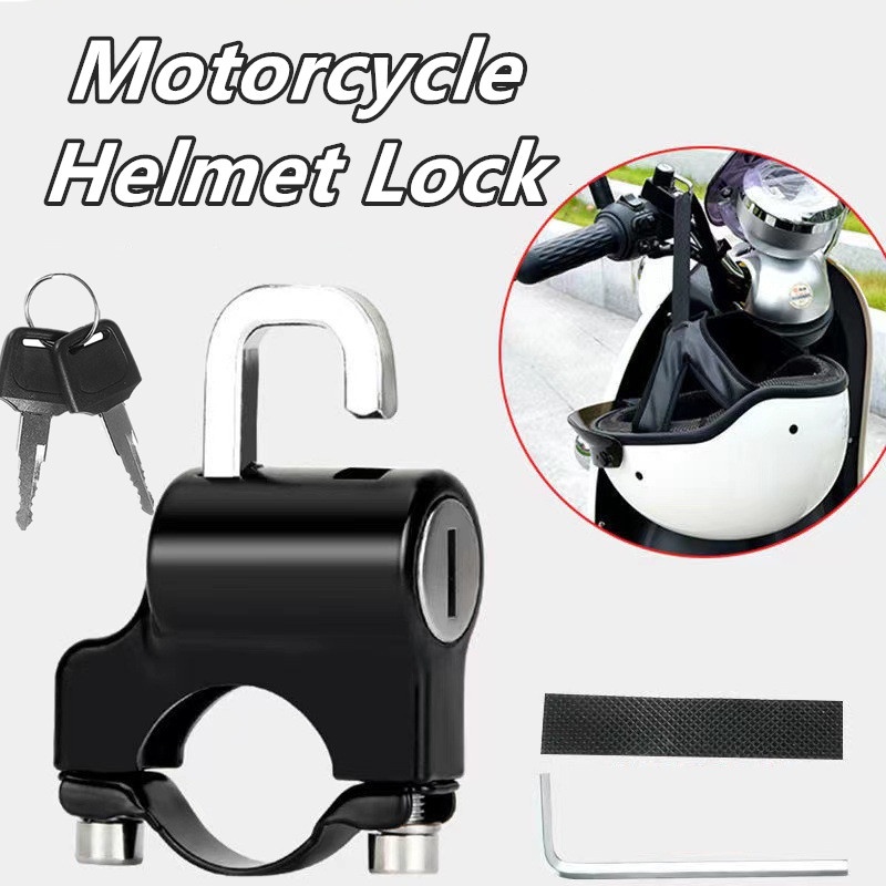 Motorcycle Helmet Lock Universal Helmet Lock AntiTheft Fixed ...