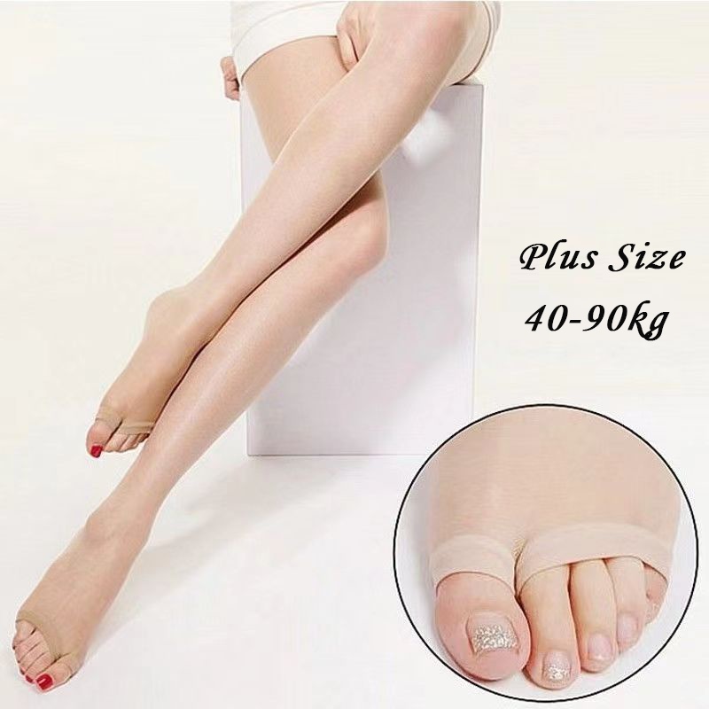 Hope Plus Size Women Sexy Nylon Pantyhose Fish Mouth Silk Socks Women's ...