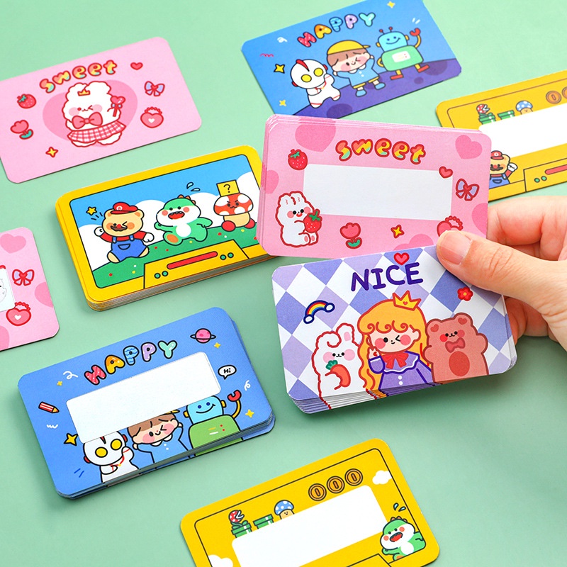 20-piece DIY Scraping Card Cartoon Scratch Card Handwritten Scratch ...
