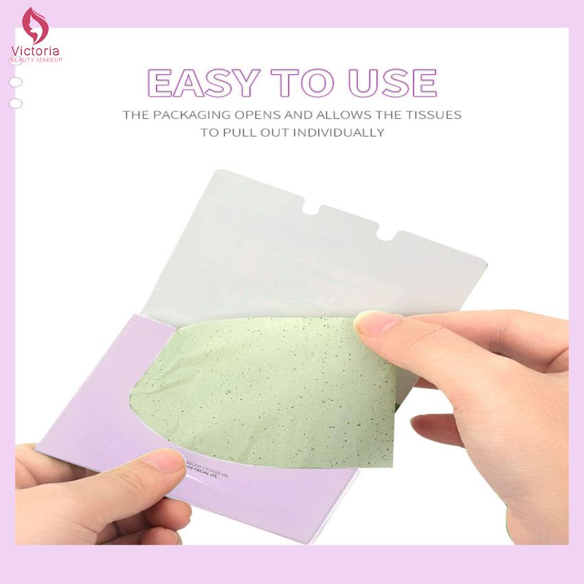 Bayfree 100 Pcs Facial Blotting Paper Men and Women Facial Cleansing ...