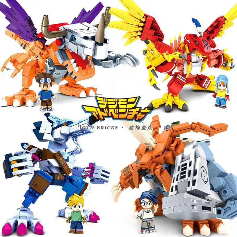 Digital Monster Adventure Model Building Blocks Brick Kit Digimon ...