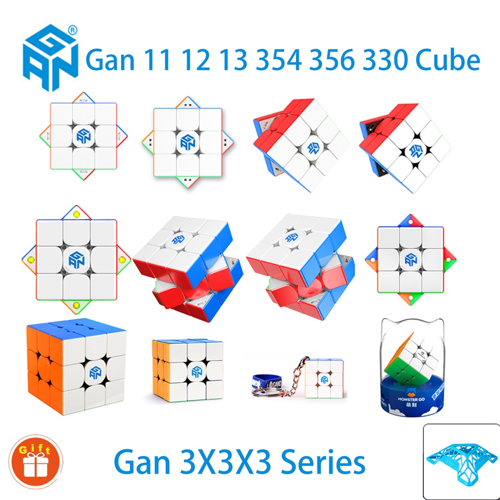GAN 3x3x3 Magnetic Magic Speed Cube Professional GAN 3x3 Magic Cube ...