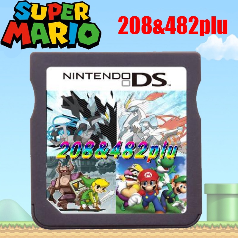 208 482 In 1 Super Mario 3DS NDS Game Card Combined Card Pokemon Video ...