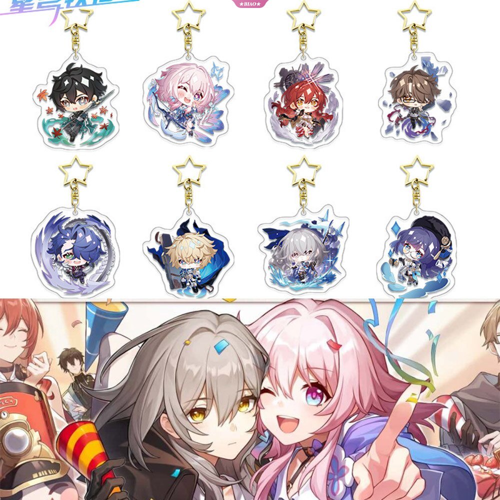 Honkai Star Rail Keychain Cosplay Welt Weele Himenko Kafka Luocha ...