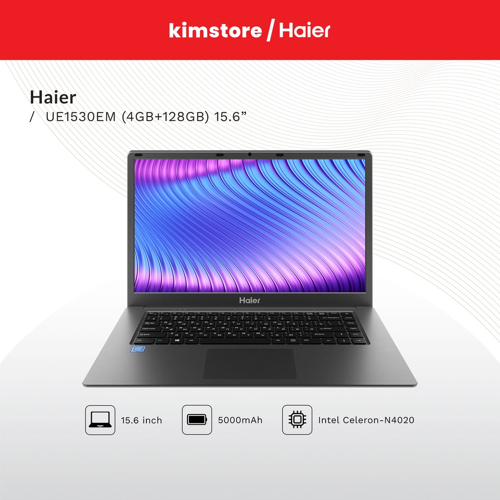 Haier 15.6 Inch 4gb+128gb Intel Celeron N4020 Laptop by | Shopee ...