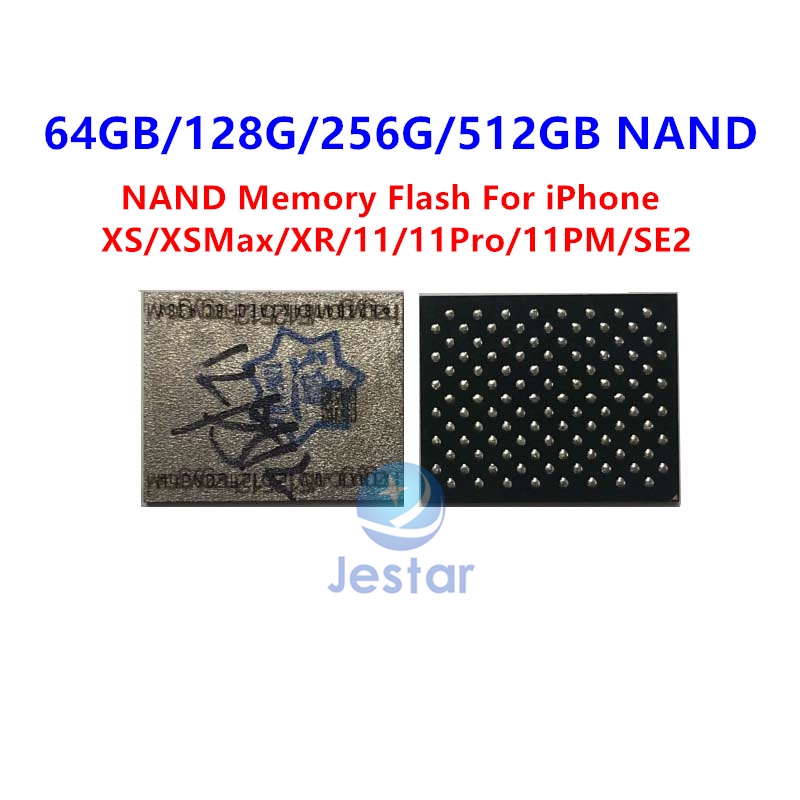 64GB 128GB/256G/512G HDD Nand Memory Flash chip IC For iPhone XS XS-MAX ...