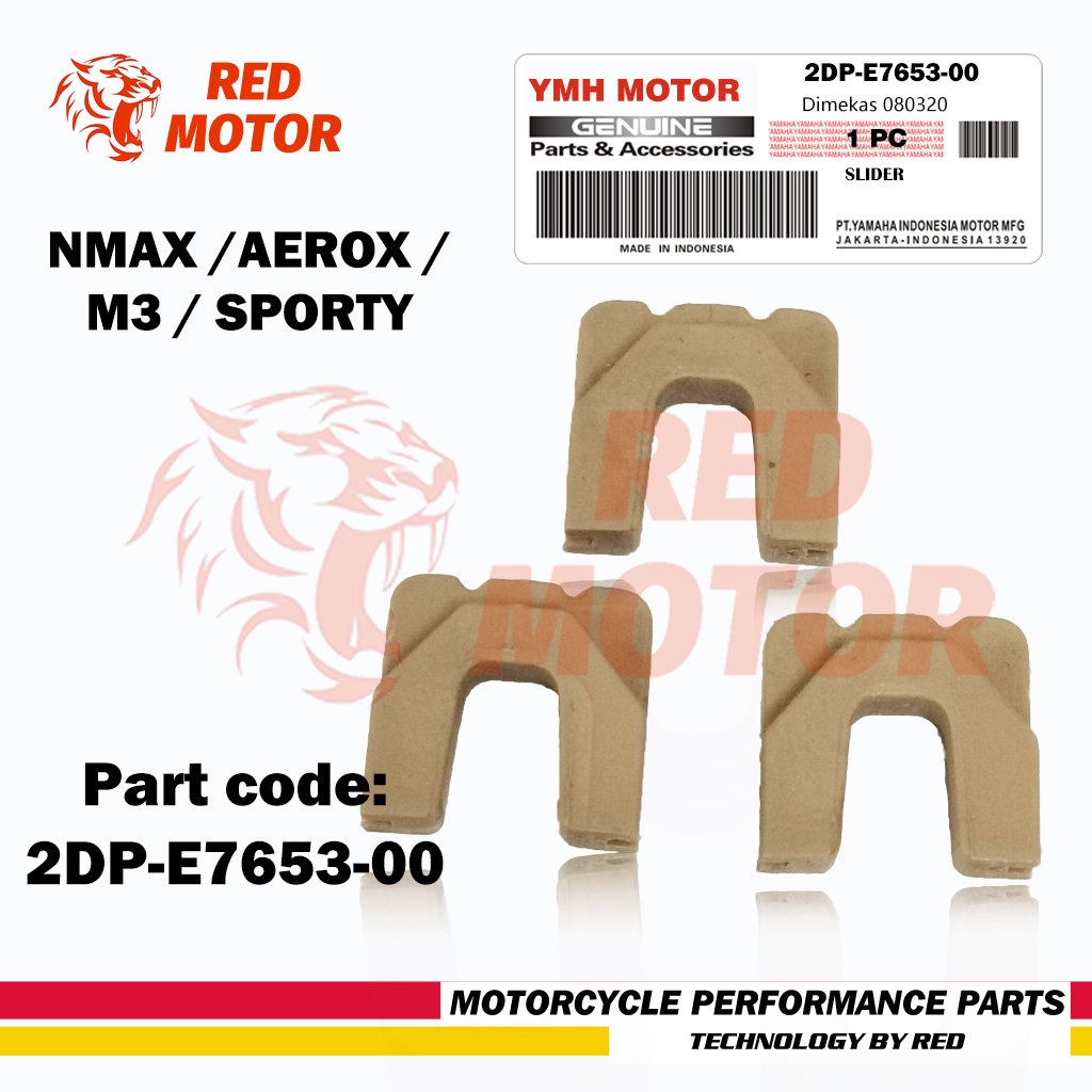 3pcs Slider Piece Spare Parts Nmax AEROX M3 SPORTY for Motorcycle (2DP ...