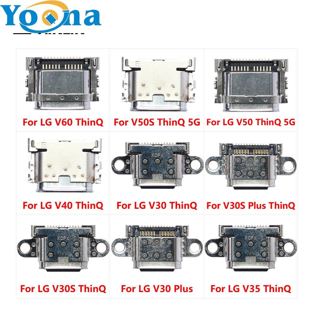 Micro USB Jack Type-C Charging Connector Plug Port Dock Charger Socket For LG V30 V35 V30S Plus ...