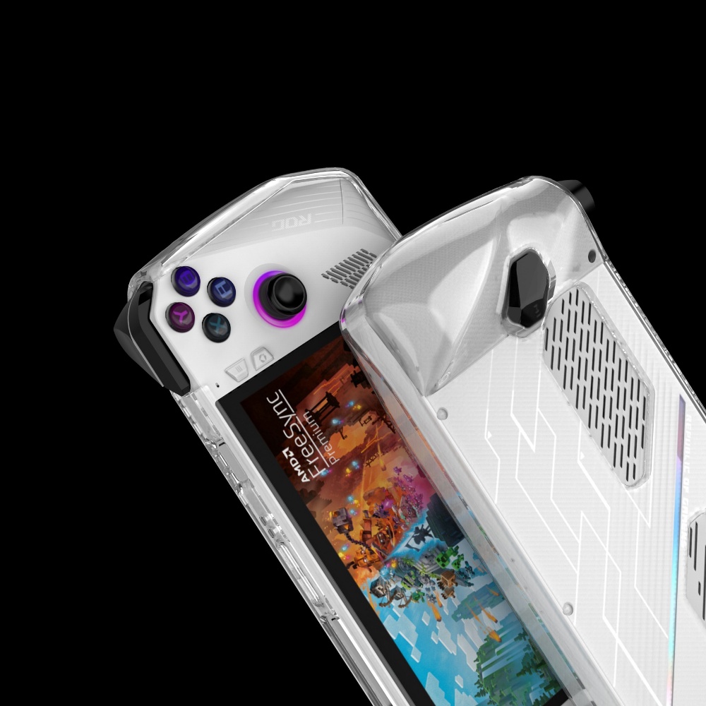 Soft TPU Transparent Shell Protective Case Cover For Asus ROG Ally Full ...