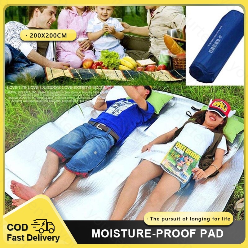 Camping Double-side Waterproof Picnic Rug Tent Mat Folding Cushion ...