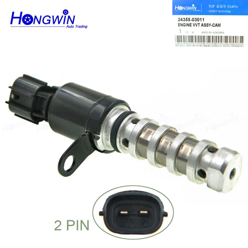 24355-03011 Engine Variable Valve Timing VVT Solenoid For Hyundai i10 ...