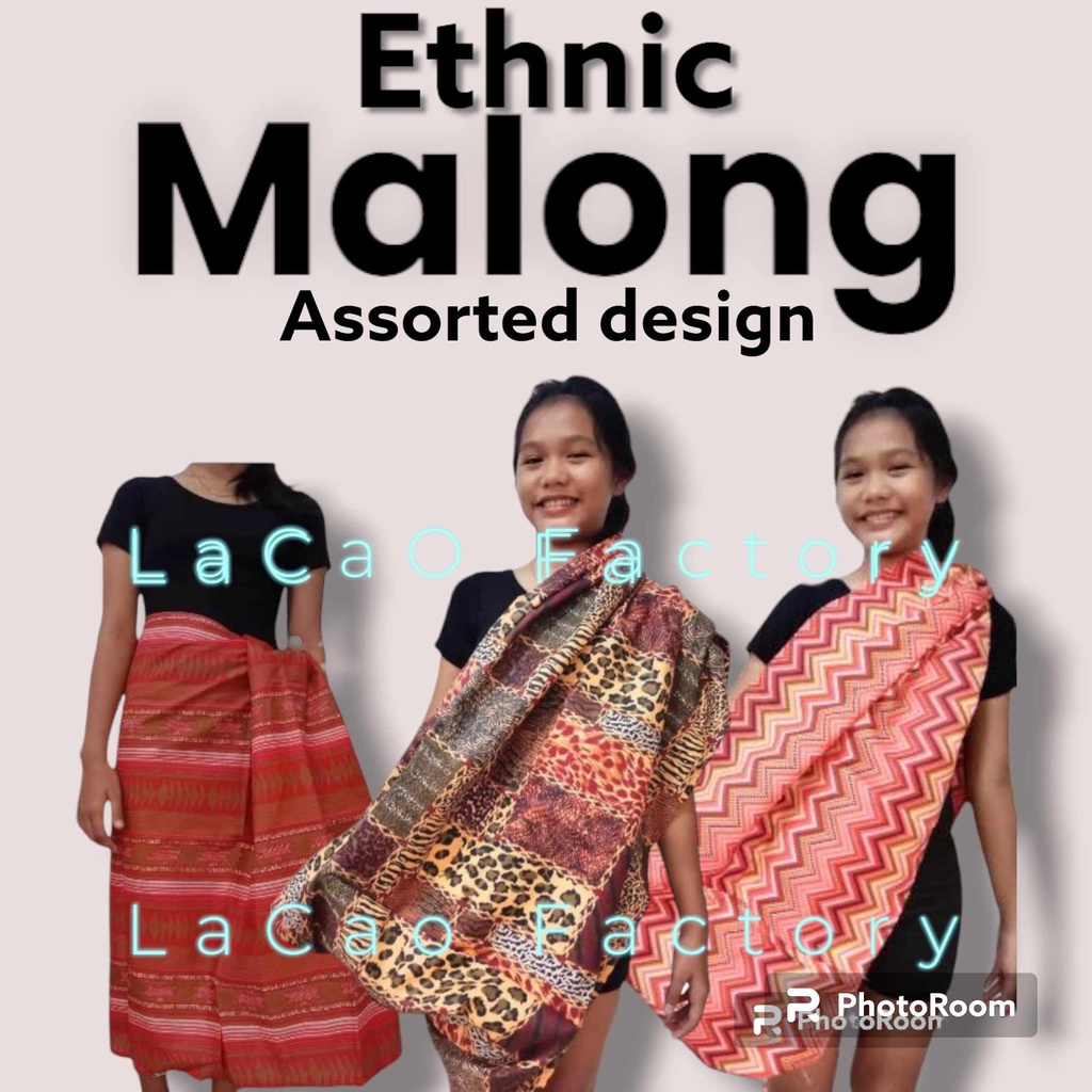 LIANCO'S ETHNIC MALONG//ASSORTED DESIGN//COSTUME | Shopee Philippines