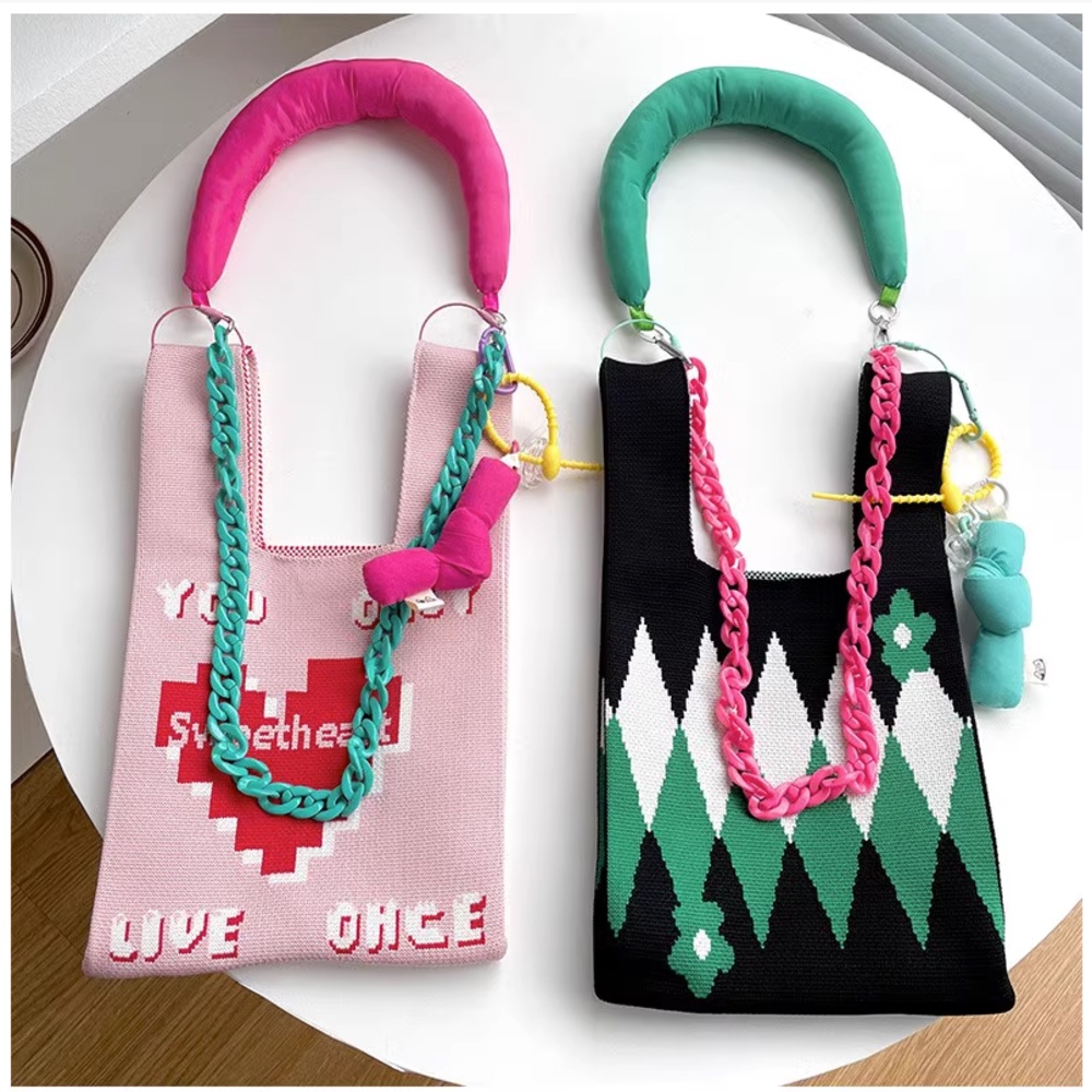 DIY Shoulder Strap Long Single Shoulder Crossbody Strap Hanger Chain ...