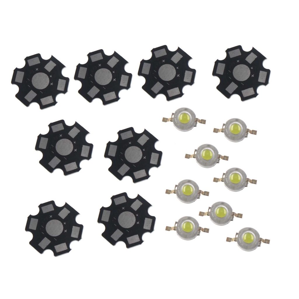 10pcs 3W High Power Warm white light Bead Emitter LED Bulb Diodes Lamp ...