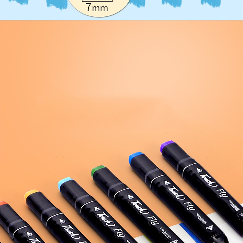 Markers Set 17g Highlighter Set High-Capacity 3mm 7mm Double Head ...