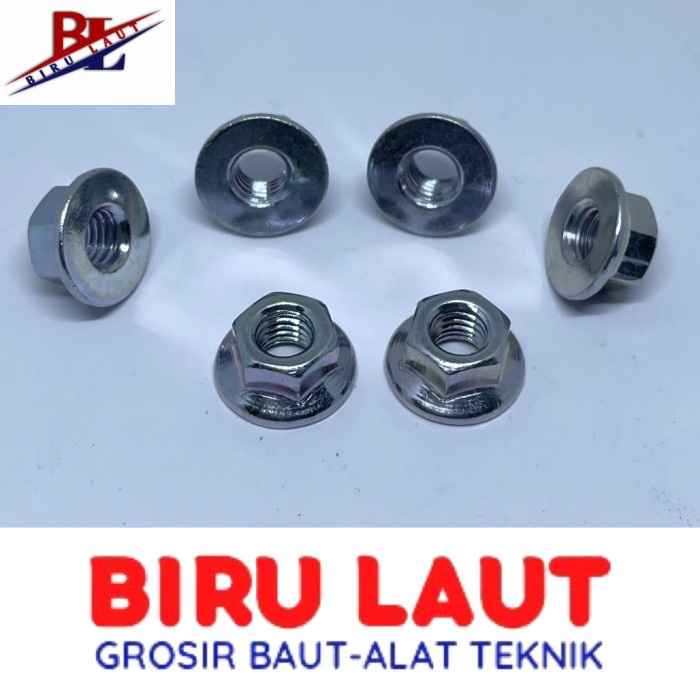 (Package Of 20 Pieces) Original 8-key M5 Flange Nut | Shopee Philippines