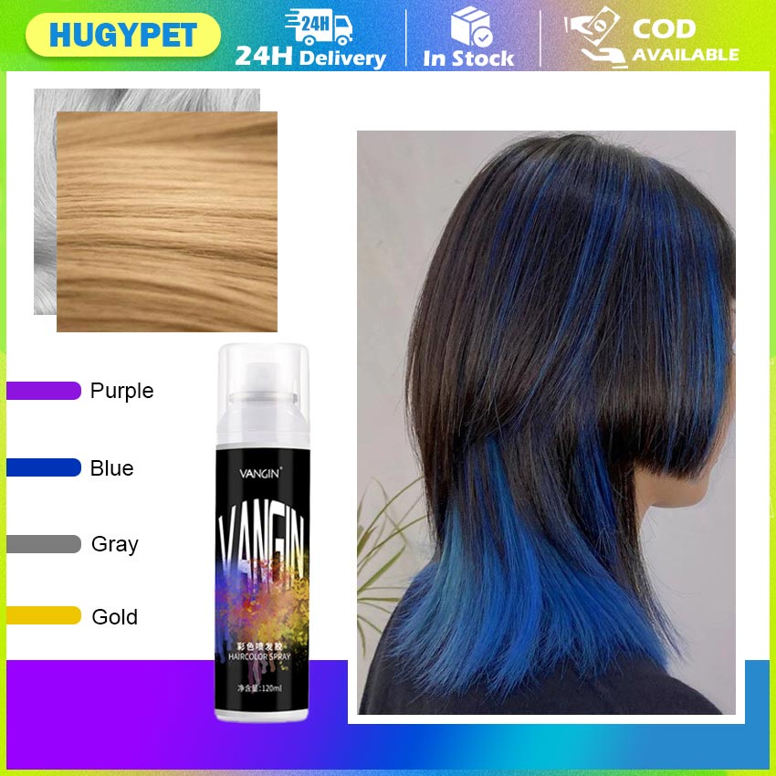4Color Hair Color Spray Instant Hair Color Hair Styling 120ml Temporary ...