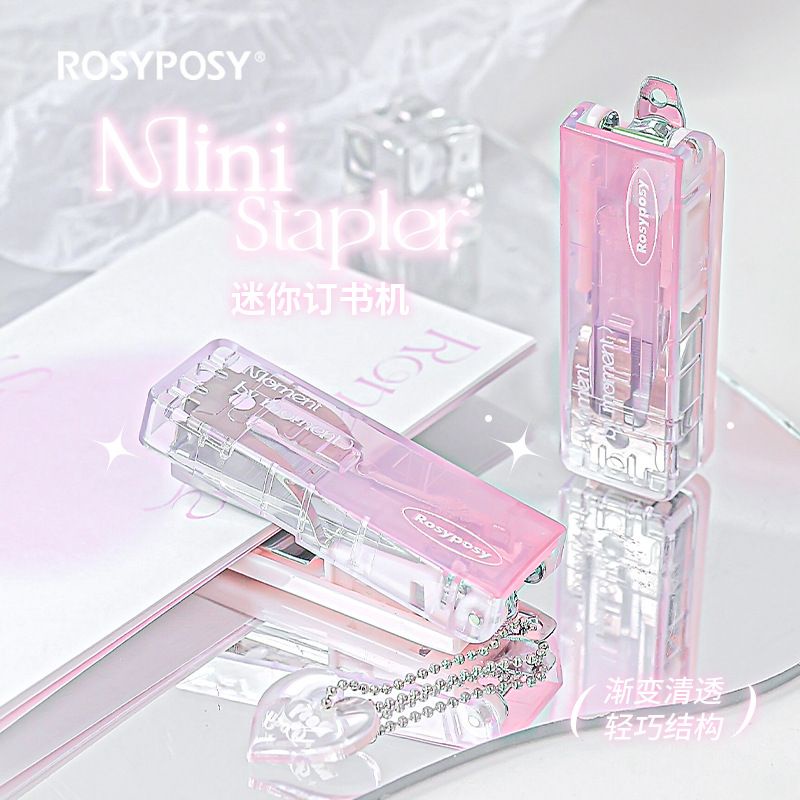 Clear Stapler Gradient Mini Stapler | Shopee Philippines