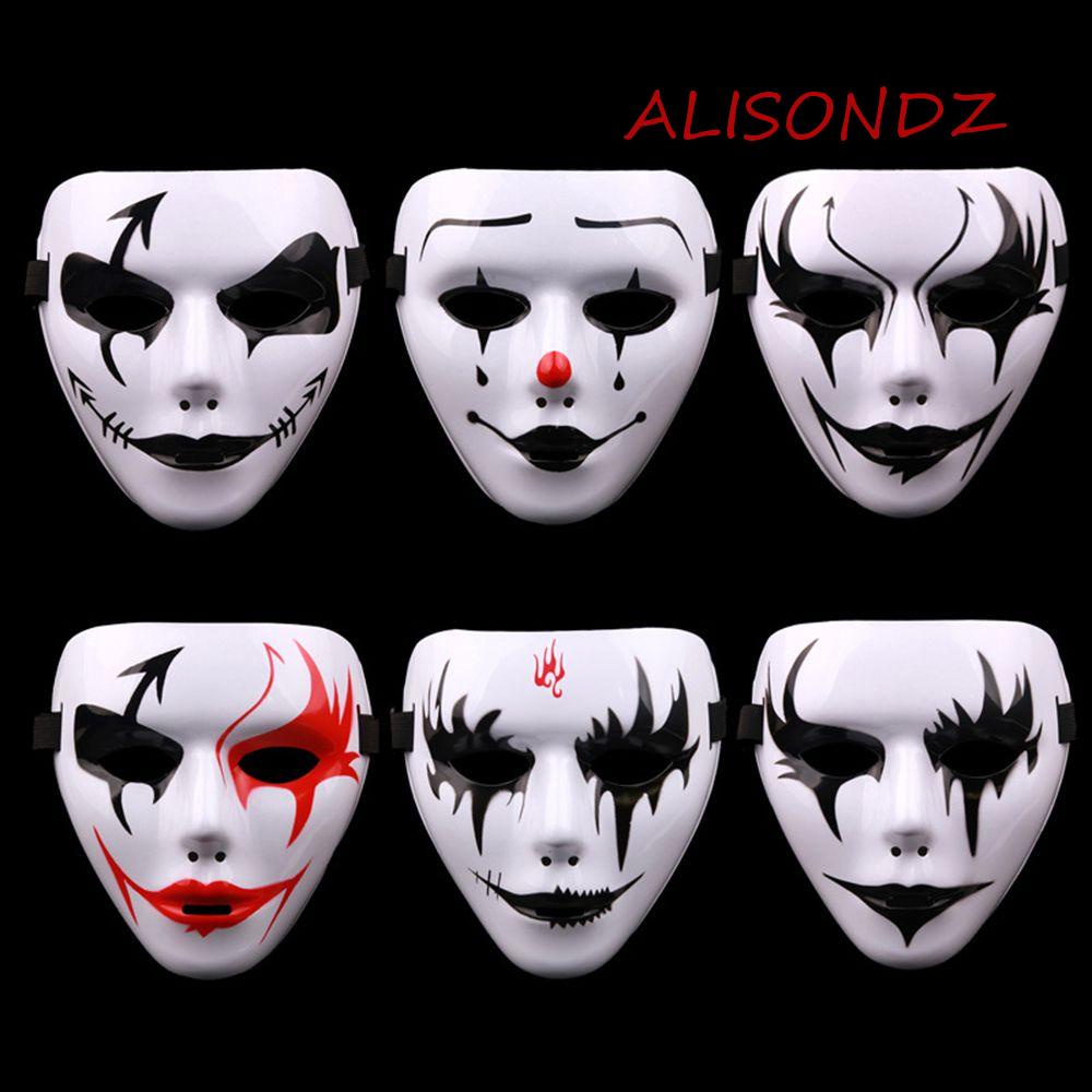 ALISONDZ Full Face Mask White Masquerade Party Adult Kids Cosplay ...