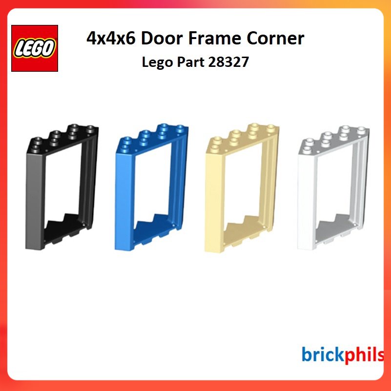 Lego Part 28327 - 4x4x6 Door Frame Corner | Shopee Philippines