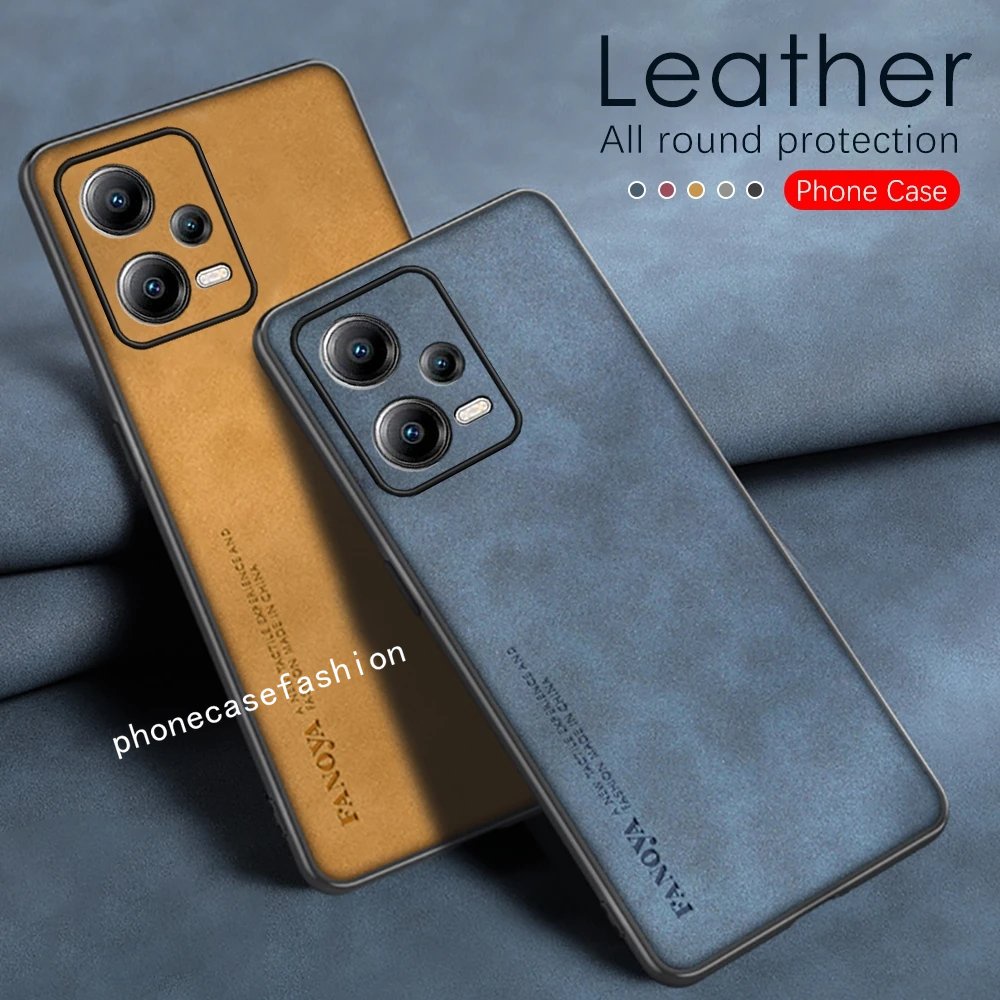 Casing For Redmi Note 12 Pro Plus 5G 4G 2023 Note12 soft Leather Phone ...