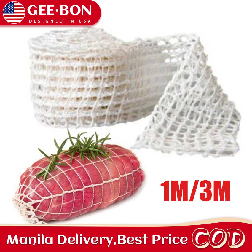 GEEBON Cotton Meat Net Ham Sausage Roll Net Hot Dog Butcher's String ...