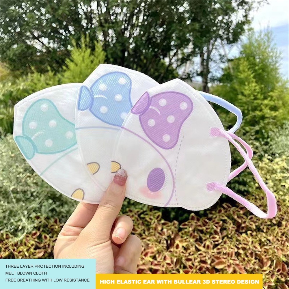 COD 10pcs/pack 4-12 Years Old Children 3d Masks Japan Sanrio Cartoon ...