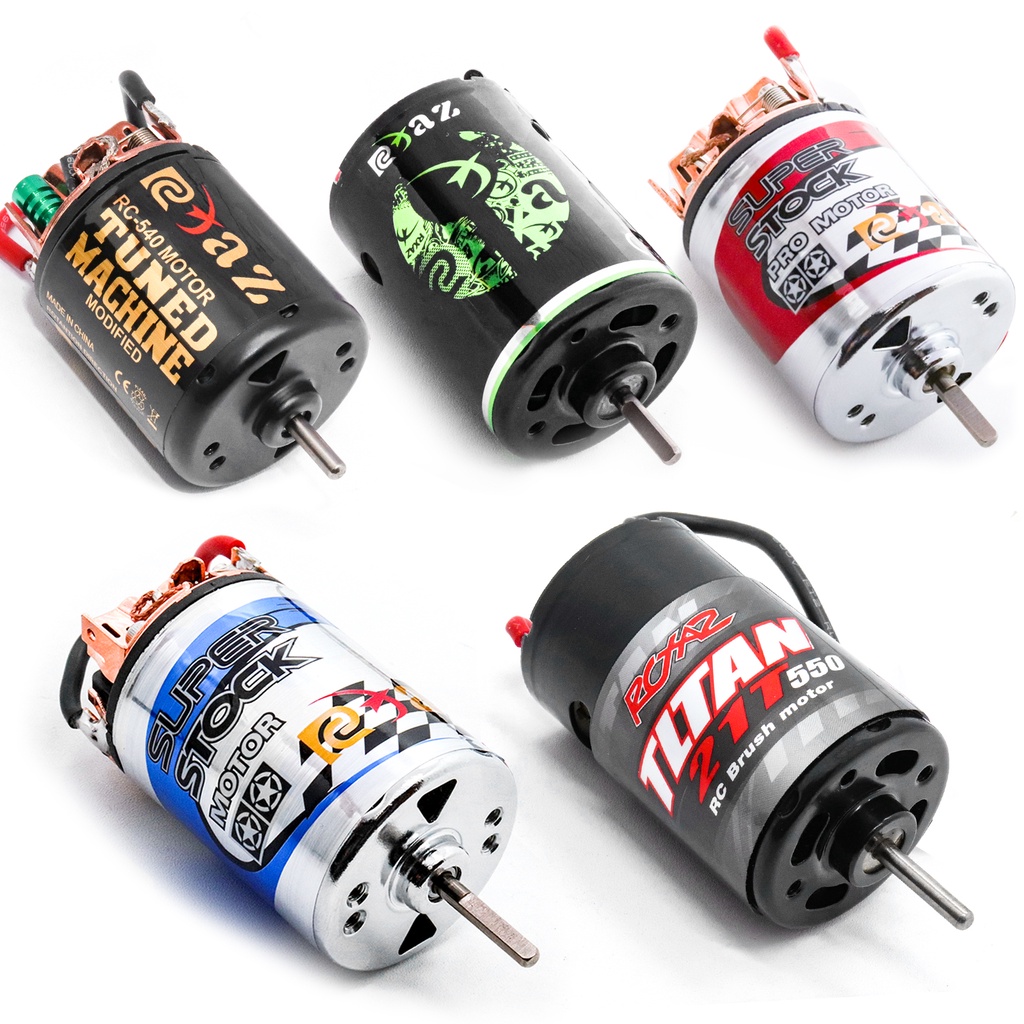 540 550 Brushed Motor Upgrade Waterproof for 1/8 1/10 RC Car Crawler ...