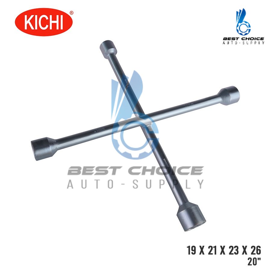 CAR AUTO TIRE CROSS WRENCH SIZES 17x19x21x23MM 15" / 19x21x23x26MM 20 ...