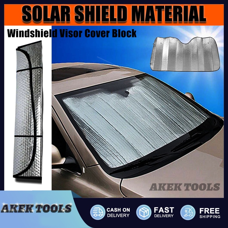 Car Shade Sun Visor for Large Automobile Quality Aluminum Bubble Shade ...
