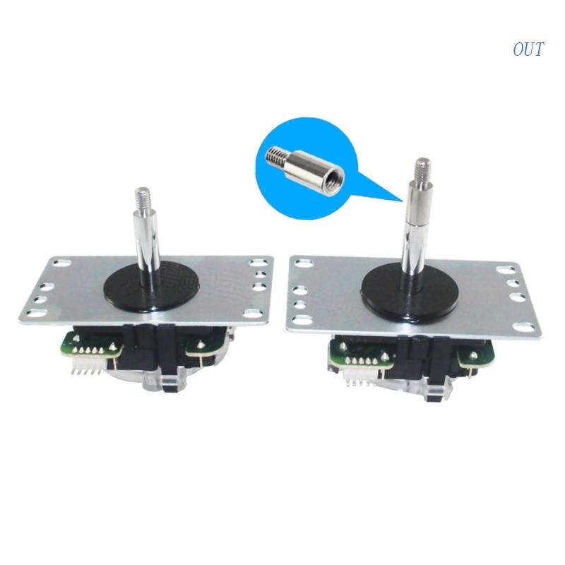 OUT for SANWA/Seimitsu Joysticks Chrome Arcade Joystick Shaft Extender ...