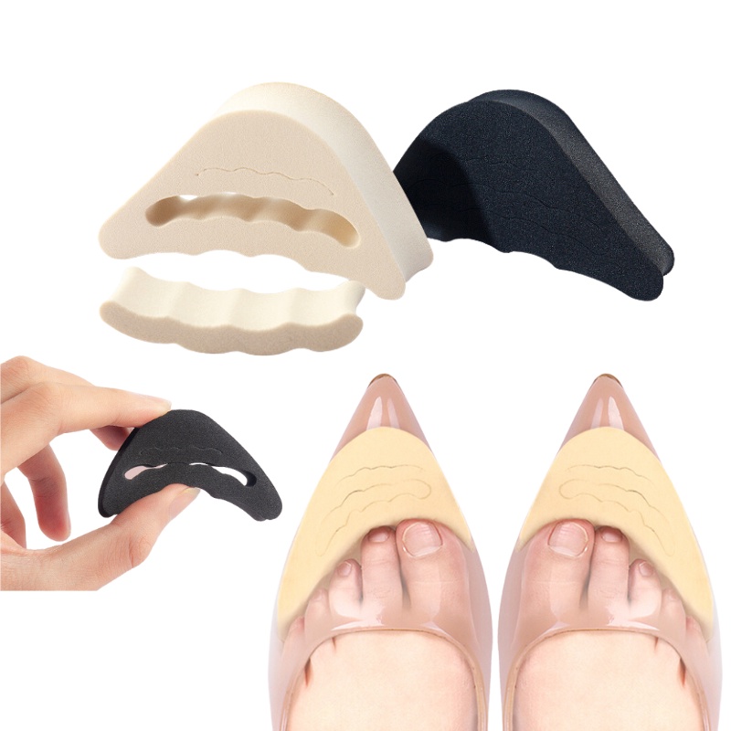 Softly padded high heel toe pads made of soft rubber, prevent toe ...